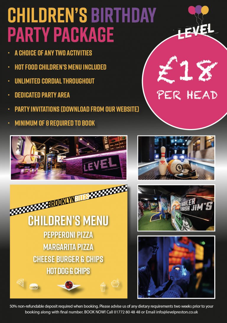 Children's Party Package • Level